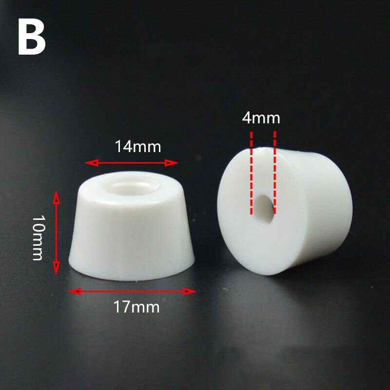 Резиновые ножки для мебели, Белый,10 шт