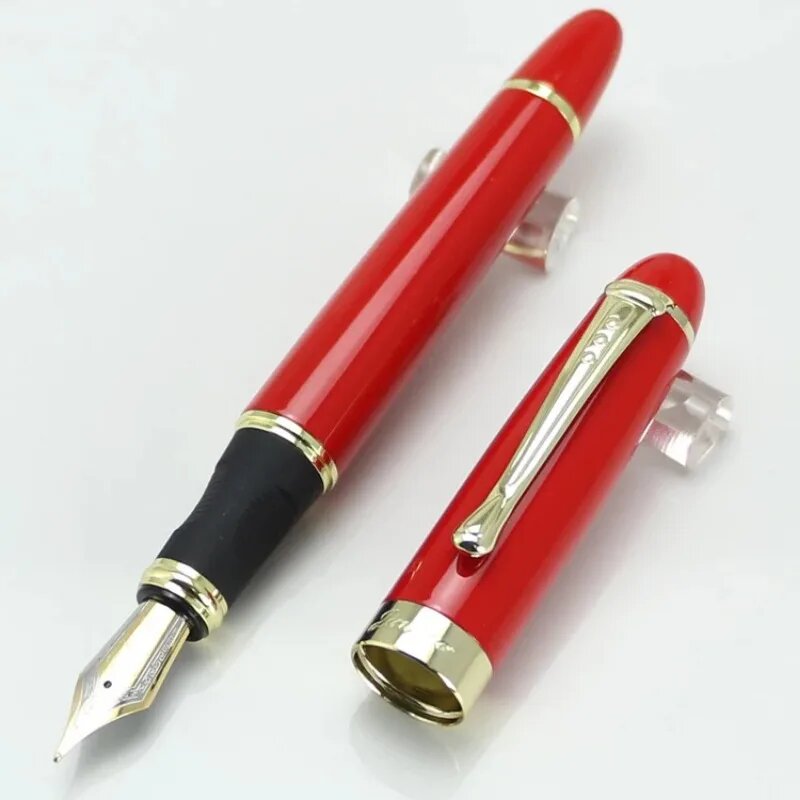 JINHAO X450 металлическая перьевая ручка Красный, 1Pcs Fountain Pen