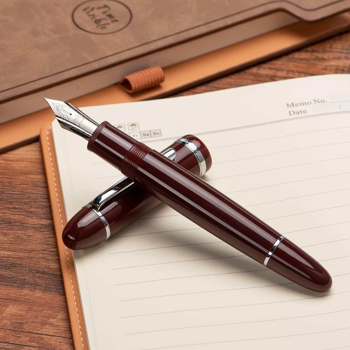 Ручка Jinhao X159 Executive Fountain Pen, акриловая, простая деловая каллиграфическая ручка, перо № 40, универсальный картридж с чернилами