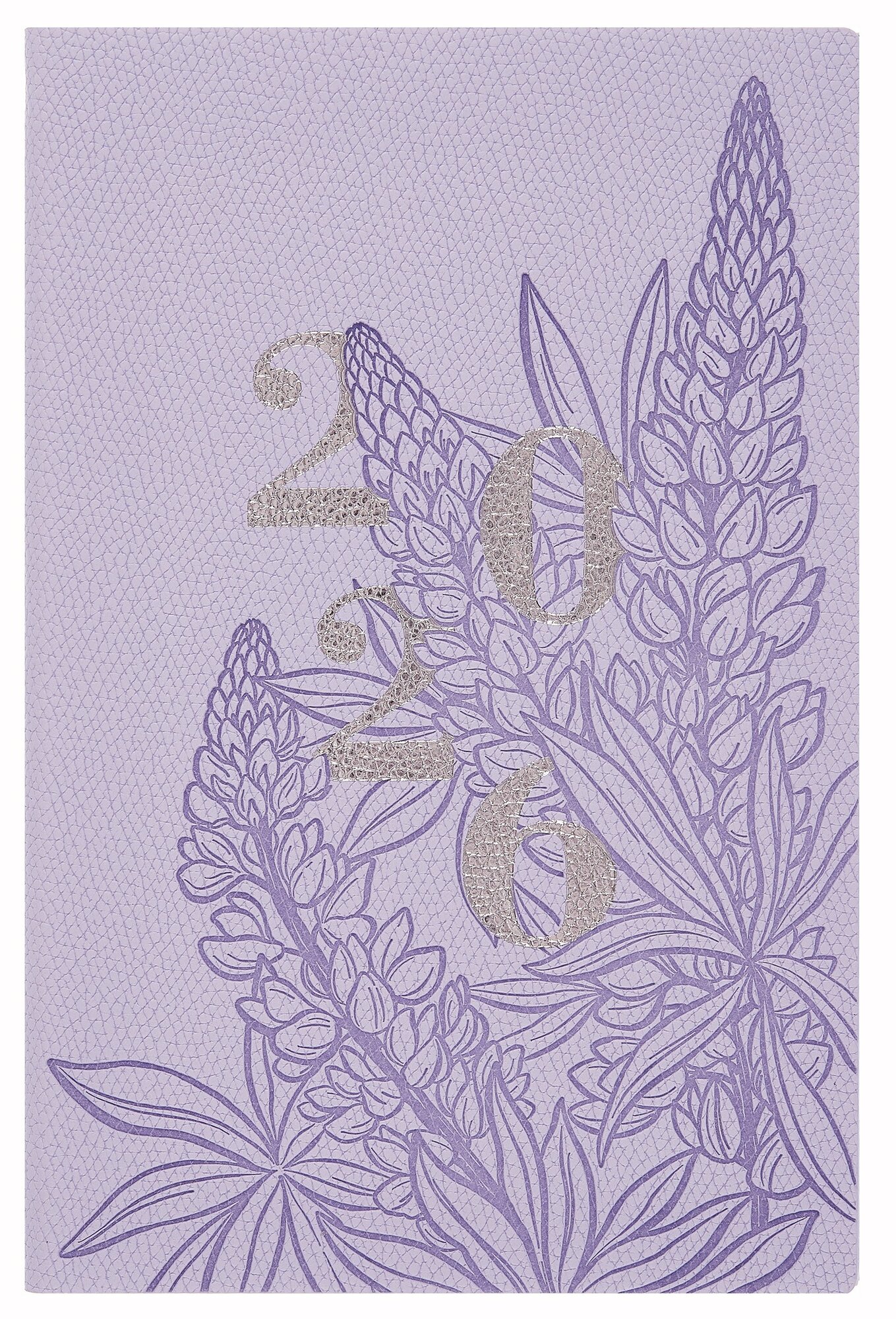 Еженедельник датированный 2026 год, А6+, 96 листов, "Джут", сиреневый