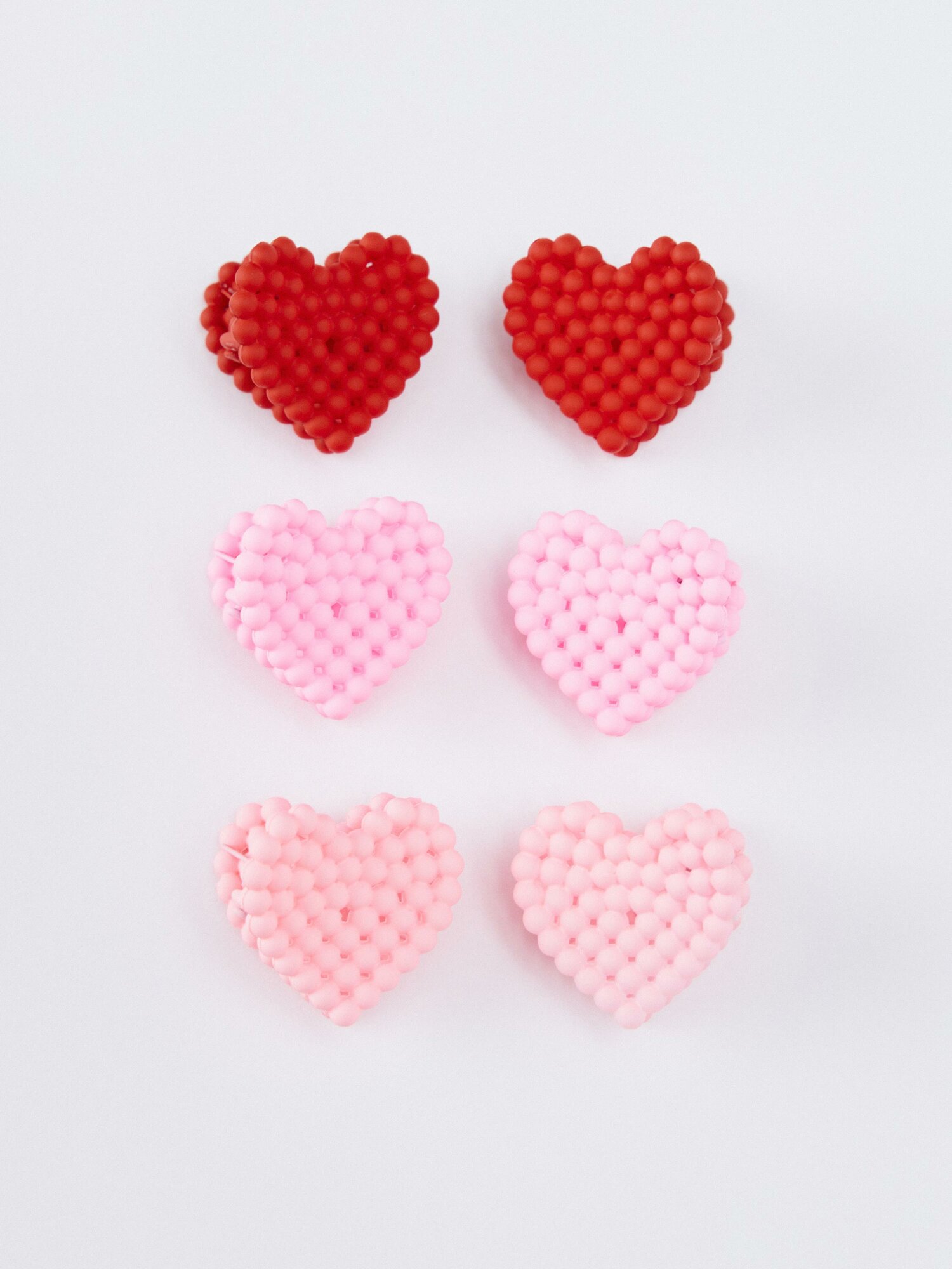 Набор заколок-крабиков Sela, для девочек, металл/пластик, 3шт