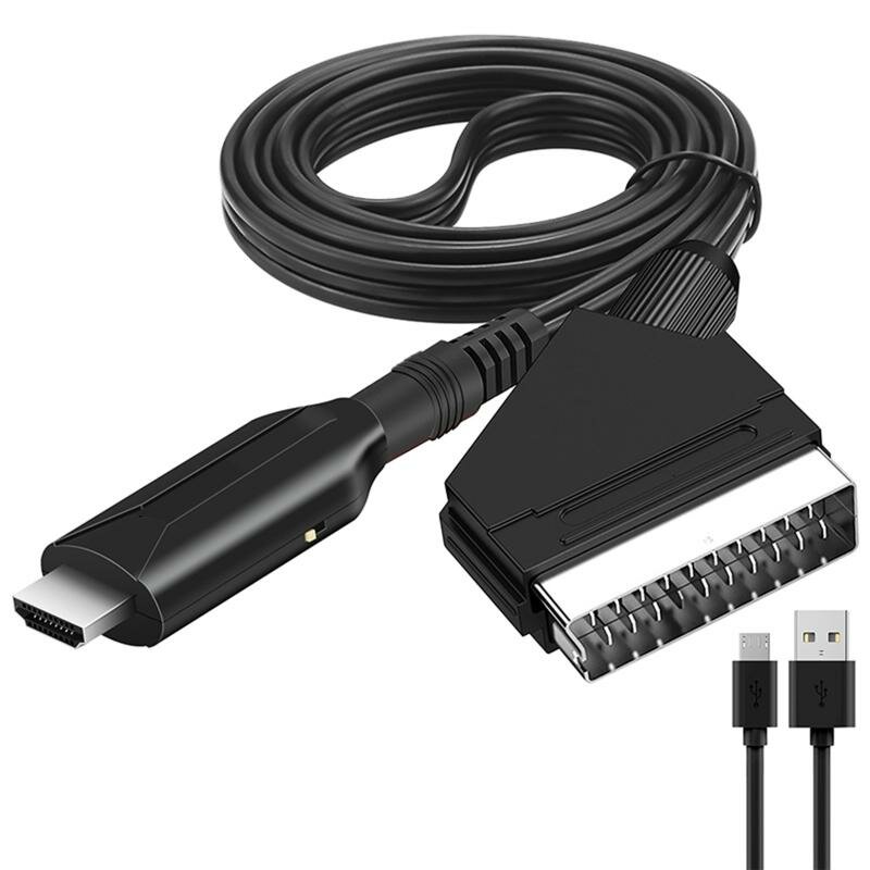 Scart в HDMI конвертер для ТВ и DVD