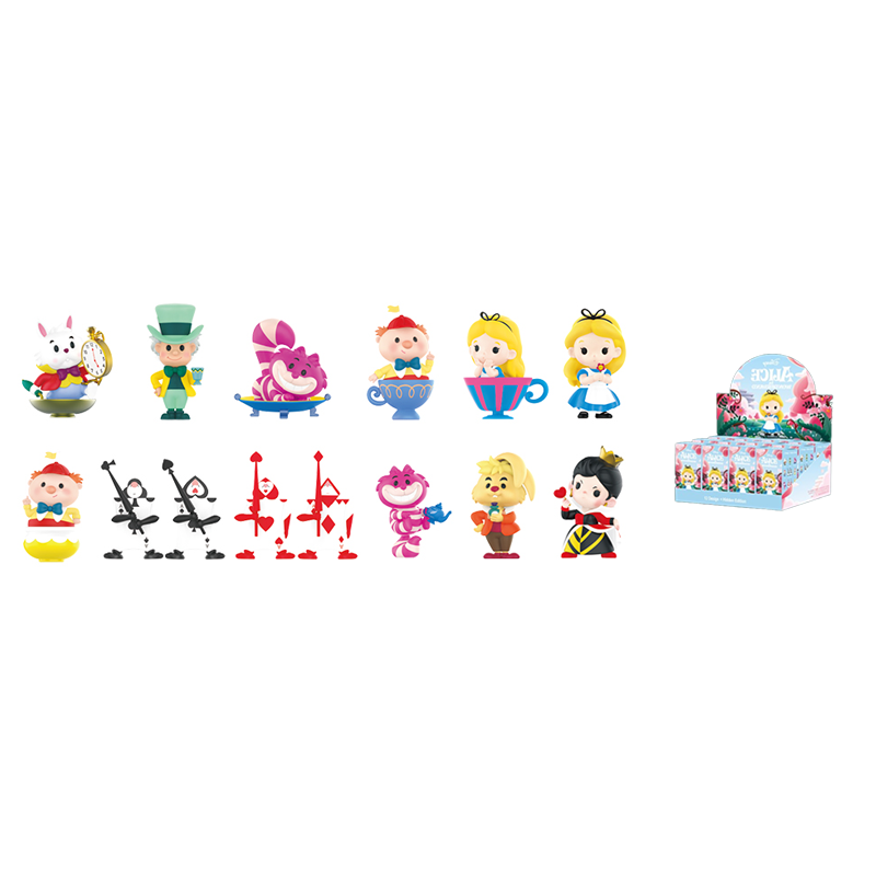 Коллекционные фигурки унисекс POP MART Disney «Алиса в Стране чудес», 12 шт.