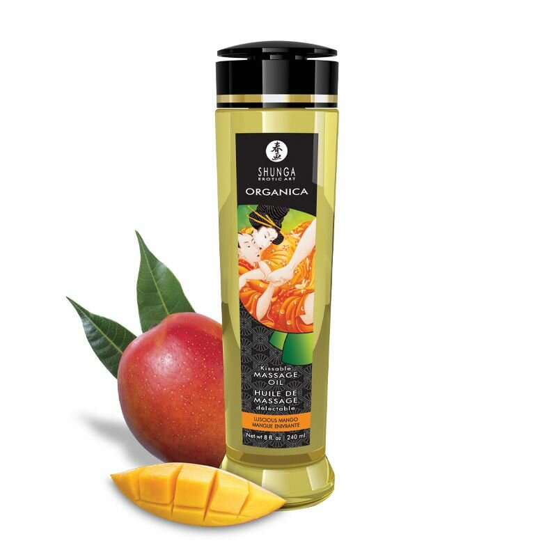 Массажное масло для тела Luscious Mango с ароматом манго - 240 мл.