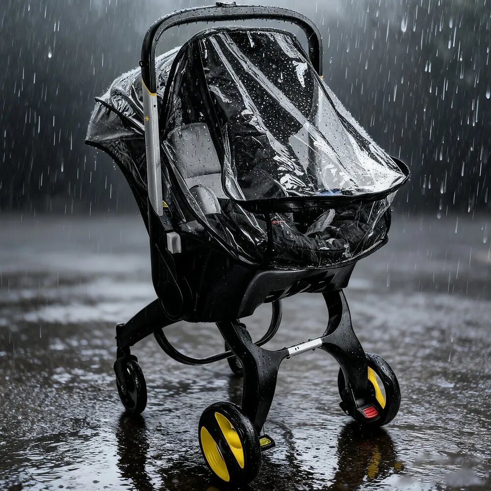 Дождевик для детской коляски, универсальный аксессуар для автокресла, чехол от дождя