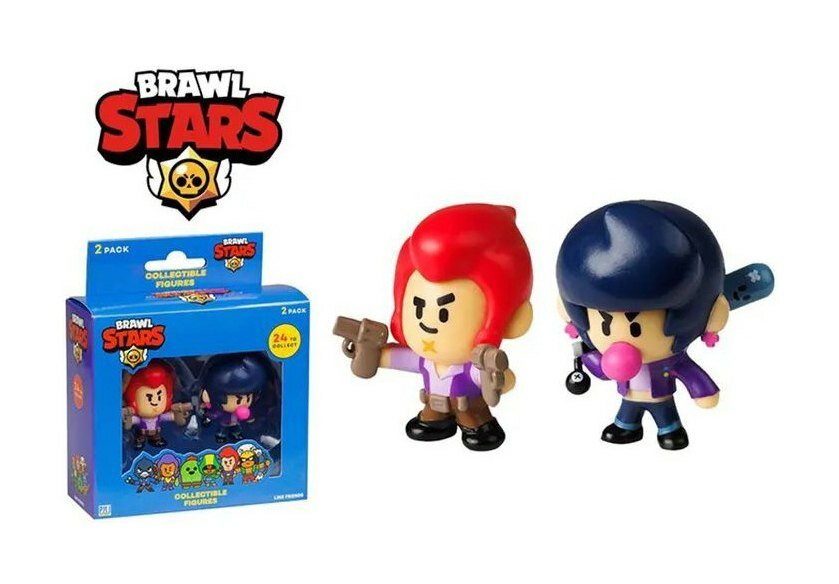 Коллекционные фигурки Brawl Stars, Кольт и Биби, (5см), (BRW2015A)