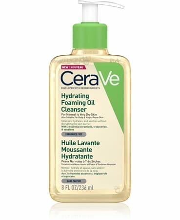 Средство для умывания CeraVe Cleansers Hydrating Foaming Oil Cleanser, 236 мл