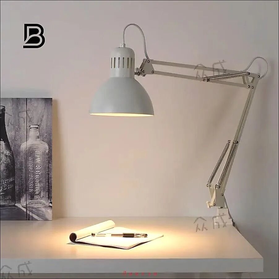 Лампа офисная IKEA терциал, E27, 13 Вт. Настольная лампа икеа TERTIAL.