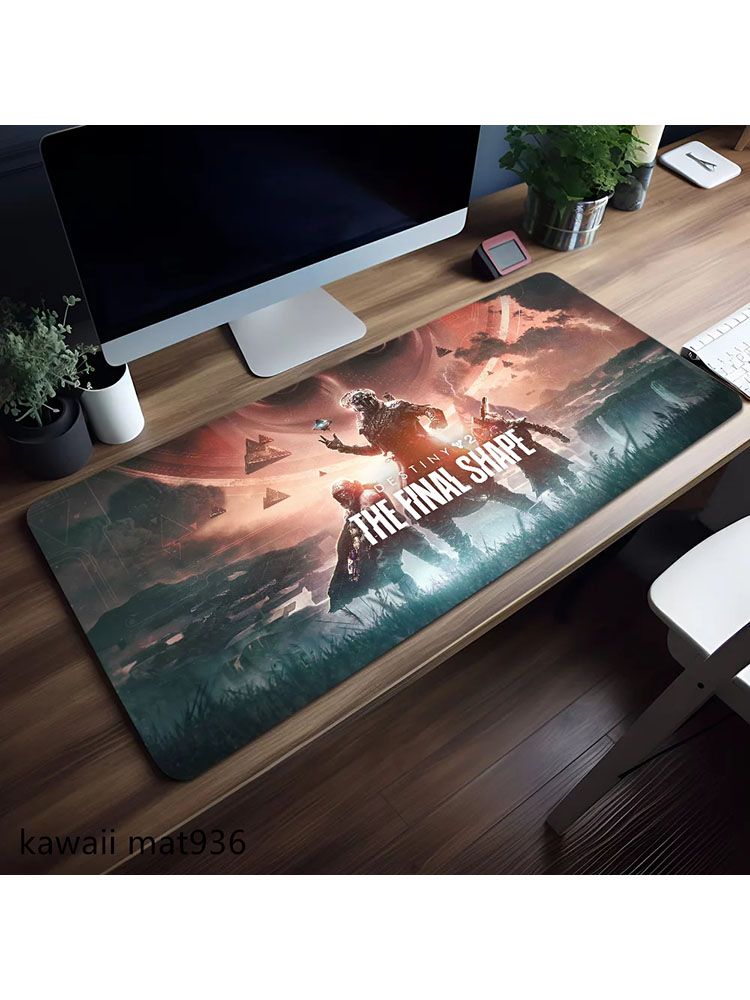 Игровой коврик для мыши Destiny 2, коврик для компьютерного стола XXL, размер 40x90 см