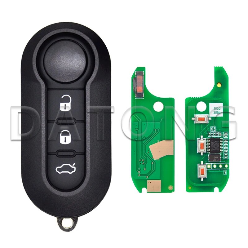 Datong World Marelli/Delphi RX2TRF198 PCF7946 433 МГц автомобильный дистанционный ключ для Fiat 500L Ducato Citroen Jumper Peugeot Boxer 2008-2015 P W, Delphi BSI