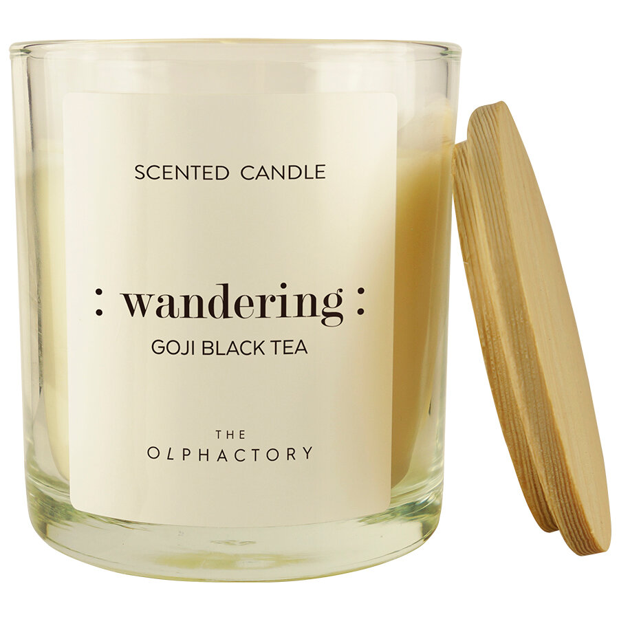 Свеча ароматическая The Olphactory 40 ч Wandering Goji black tea Ambientair VV401GJTO