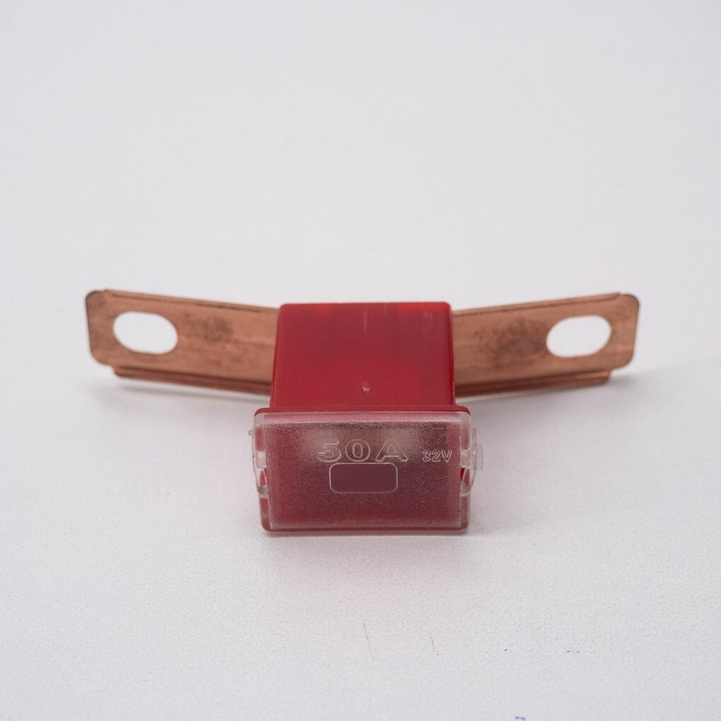Предохранитель силовой большой 50 A красный, SKYWAY