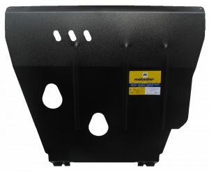 Усиленная защита Motodor картера двигателя, кпп. 2 мм, сталь. для Chevrolet Lanos 2005-2009, ZAZ Sens 2007-2014 арт.03017