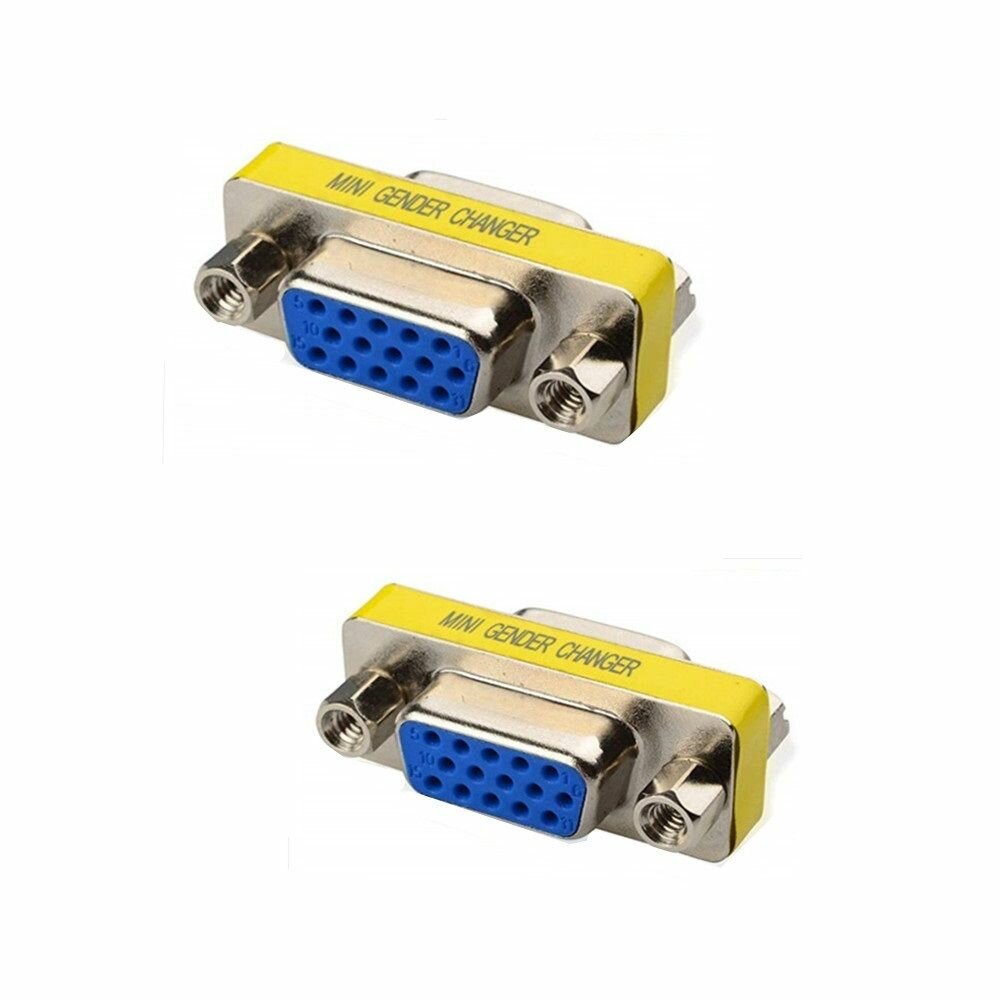 Адаптер VGA DE-15 / HD-15 Gender changer (f) гнездо-гнездо