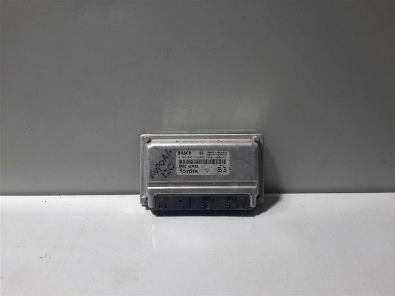 Б/У Блок управления двигателем Toyota Corolla 9 E120. E130 / Тойота Королла 120 E120. E130 1.4 4ZZ 97Л.С 2004