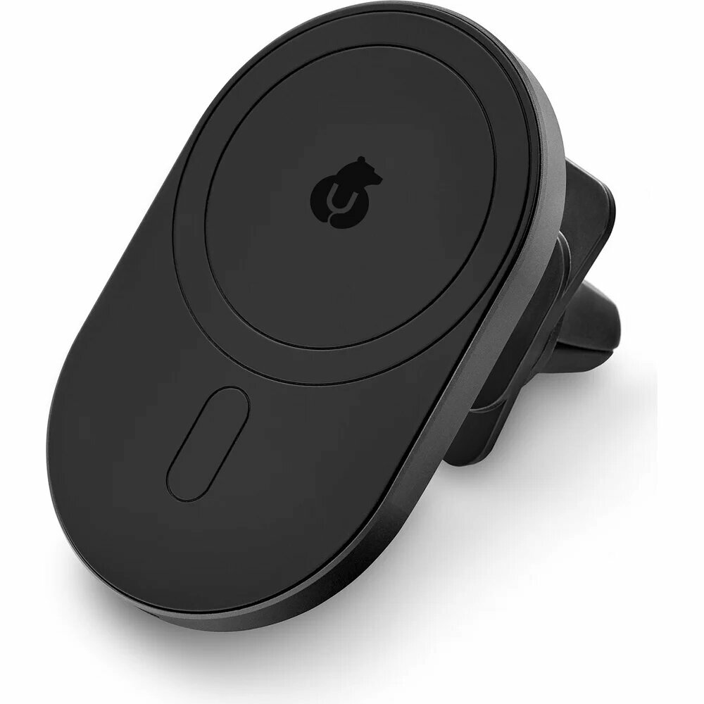 Автомобильный держатель uBear Go-Power, БЗУ MagSafe, c креплением на автомобильную решетку, 15Вт, кабель в комплекте WL08GR10-AD