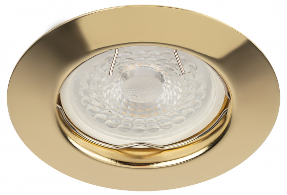 Светильник встраиваемый светодиодный точечный ЭРА ST3 GD MR16 штампованный IP20, размер 80х25мм золото, C0043802 / потолочное освещение