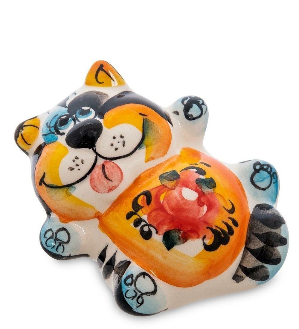 Фигурка Кот-Дурак цв.(Гжельский фарфор) A1970811 Народные промыслы, Фарфор