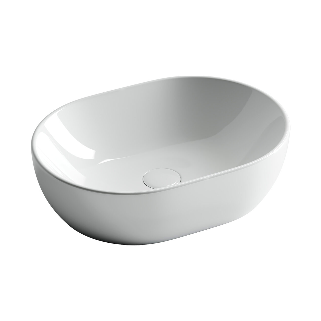 Раковина Ceramicanova (Керамиканова) Element накладная 140х480х350 мм CN6019 Белый