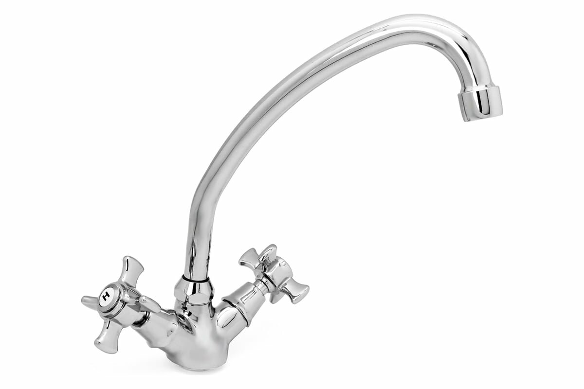 SAMARA Смеситель для кухни Елочка №10 Пахира 1/2 керамика 2419 с керамическим картриджем