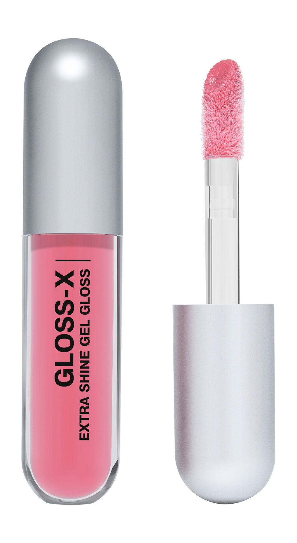 INFLUENCE BEAUTY Гель-блеск для губ Gloss-X, 3,4 мл, 07 ягодный нюд
