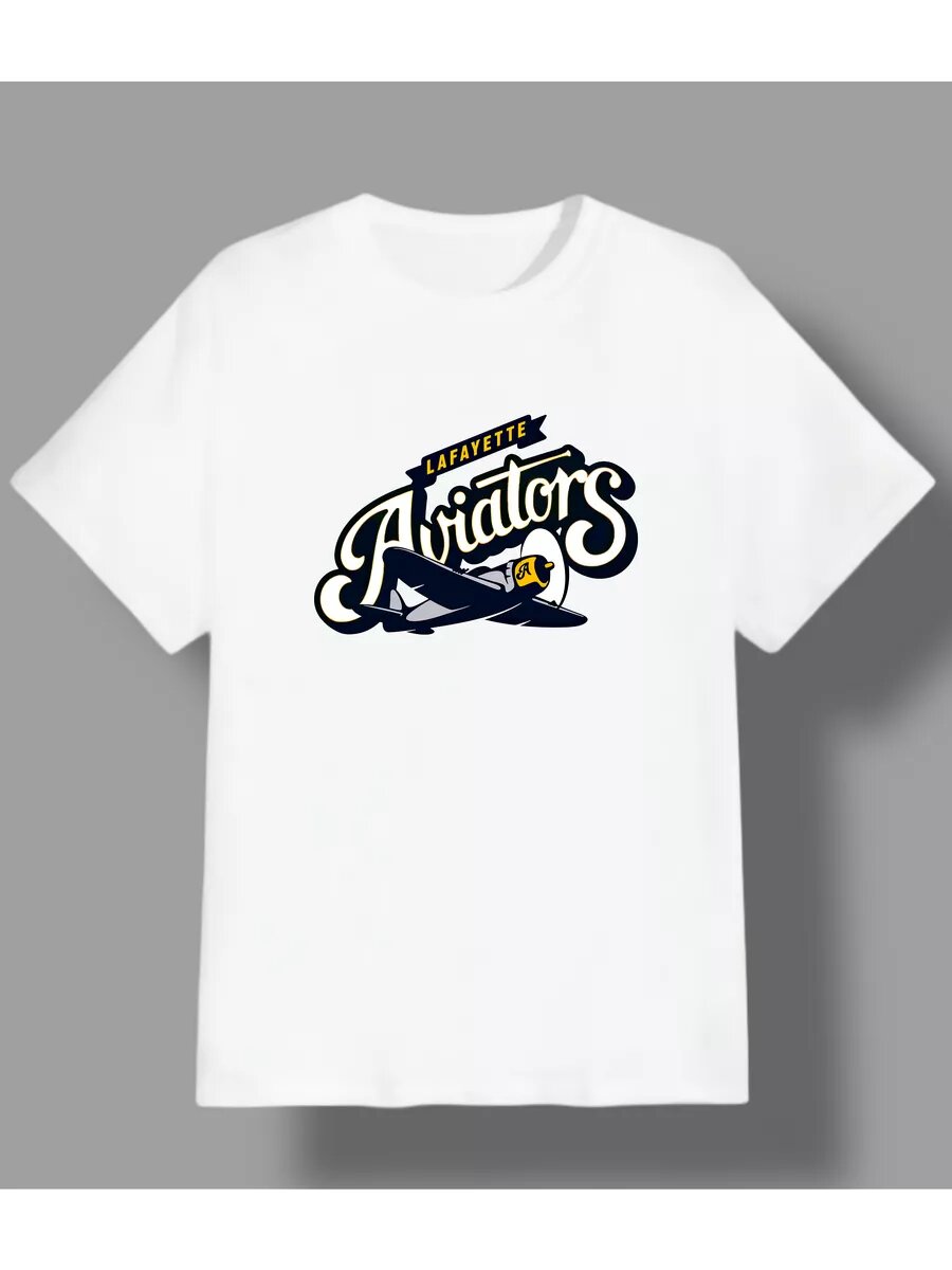 Футболка самолет с надписью