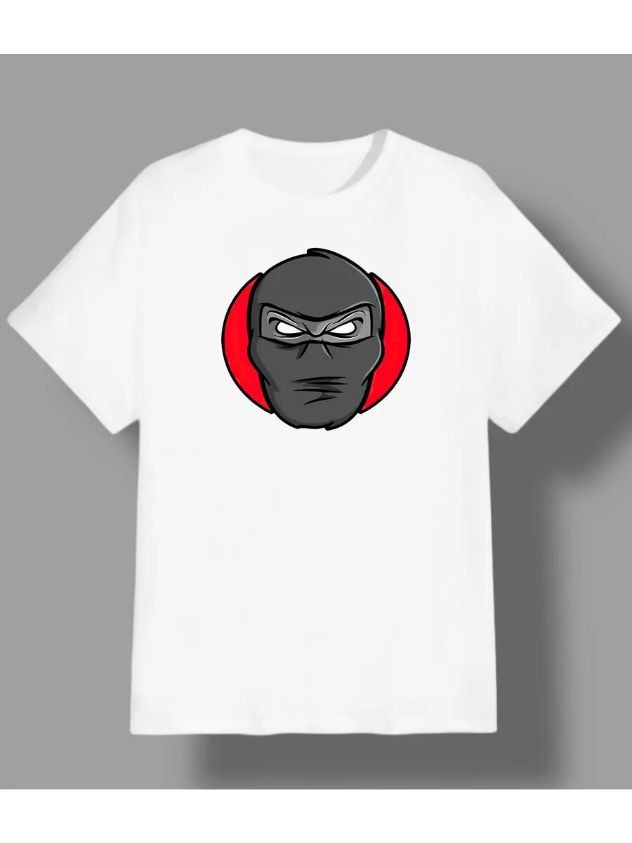 Футболка ниндзя лицо
