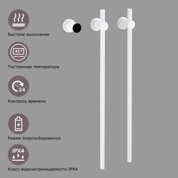 Sunny coco Полотенцесушитель Электрический форма F-образная