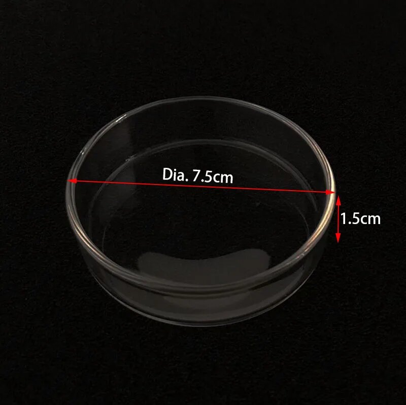 Круглая стеклянная кормушка ZHIYANG для аквариума Circle 7.5cm