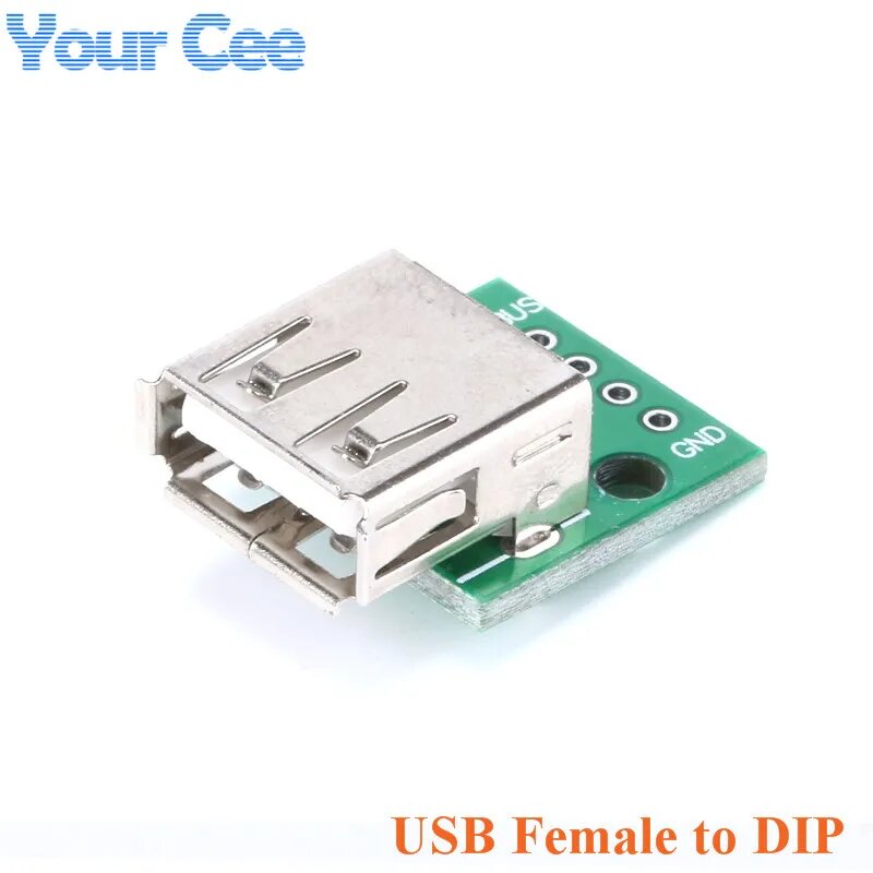 Your Cee USB Female to DIP конвертер, Model Number: 5pcs