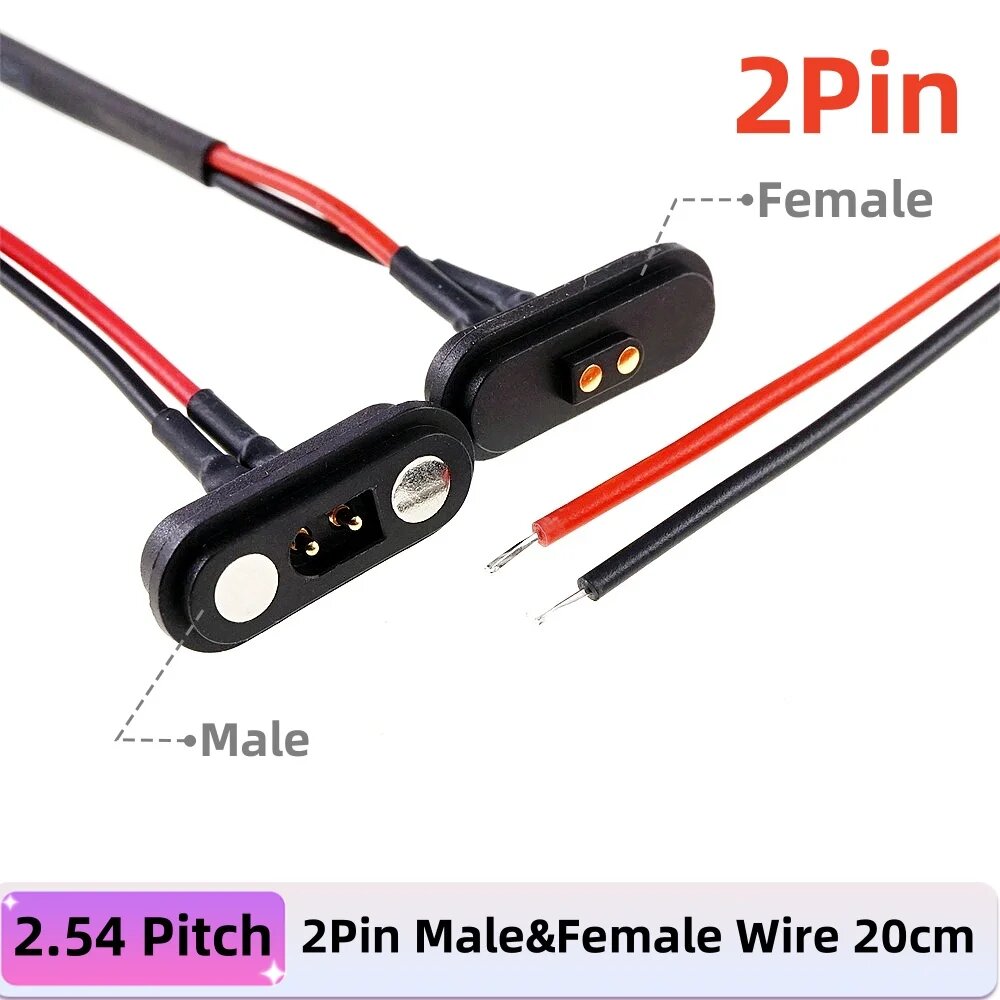 Разъем Pogo Pin RTLECS MGxx25Ax 2,54 мм 2А для смарт-браслета