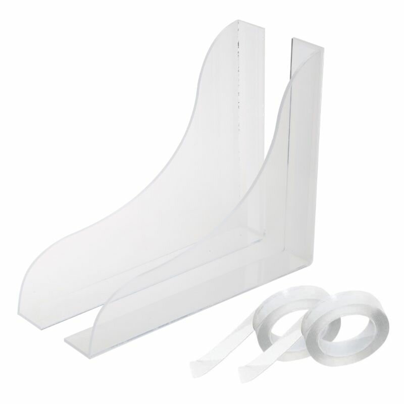 2 шт./компл, защитный чехол для ванной комнаты, прозрачный акриловый аксессуар защиты домашней столешницы, поставка