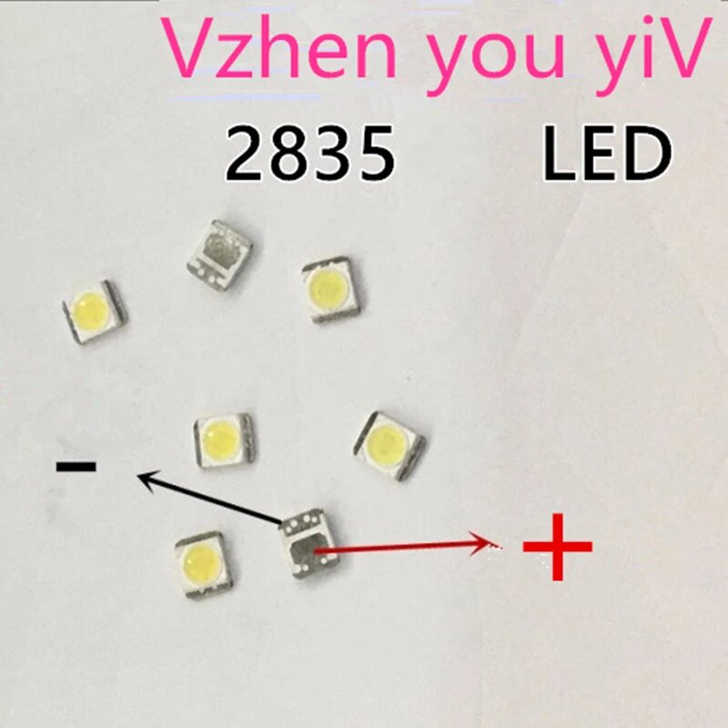Светодиодные лампы для подсветки 1210 3528 2835 3V 1W 100LM, холодный белый свет