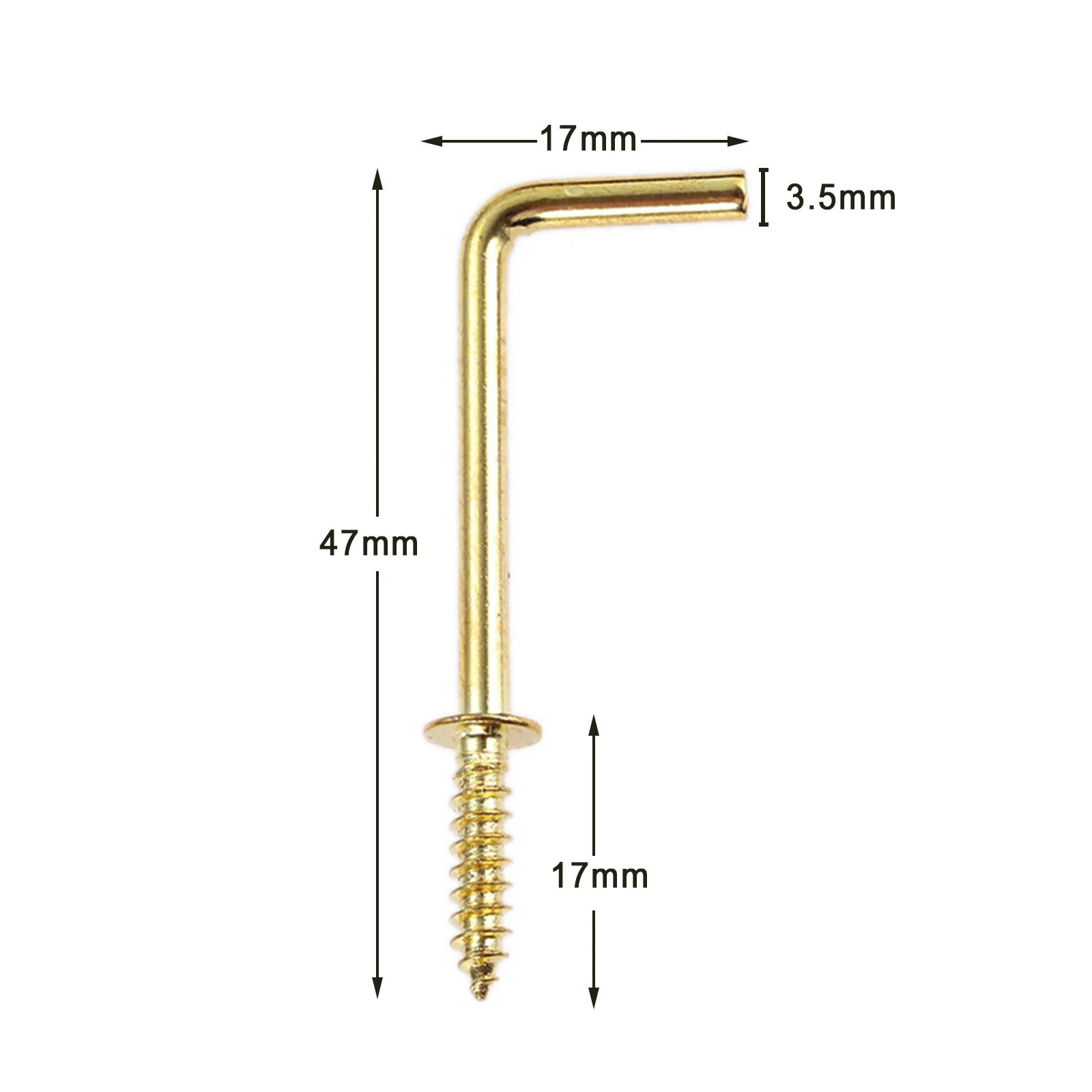 DRELD 20/10 шт. Железный Прямой Угловой винтовой крючок светильник крючок L-образный овечий глаз крючок для подвесные чашки строгальные фоторамки винты вешалка