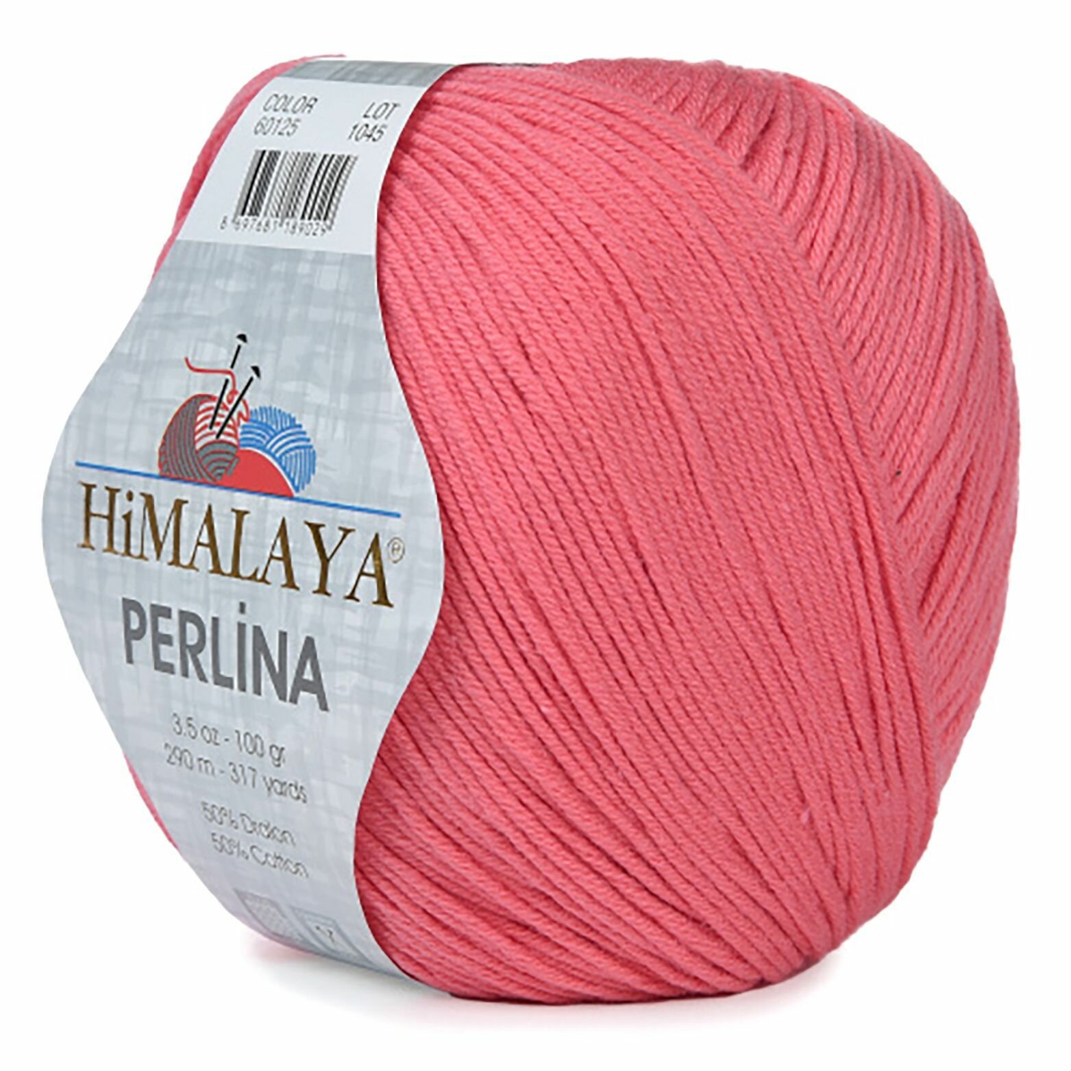 5 Мотков, Himalaya PERLINA, 50% Акрил, 50% Хлопок / 100 гр. - 290 м, Цвет-50125