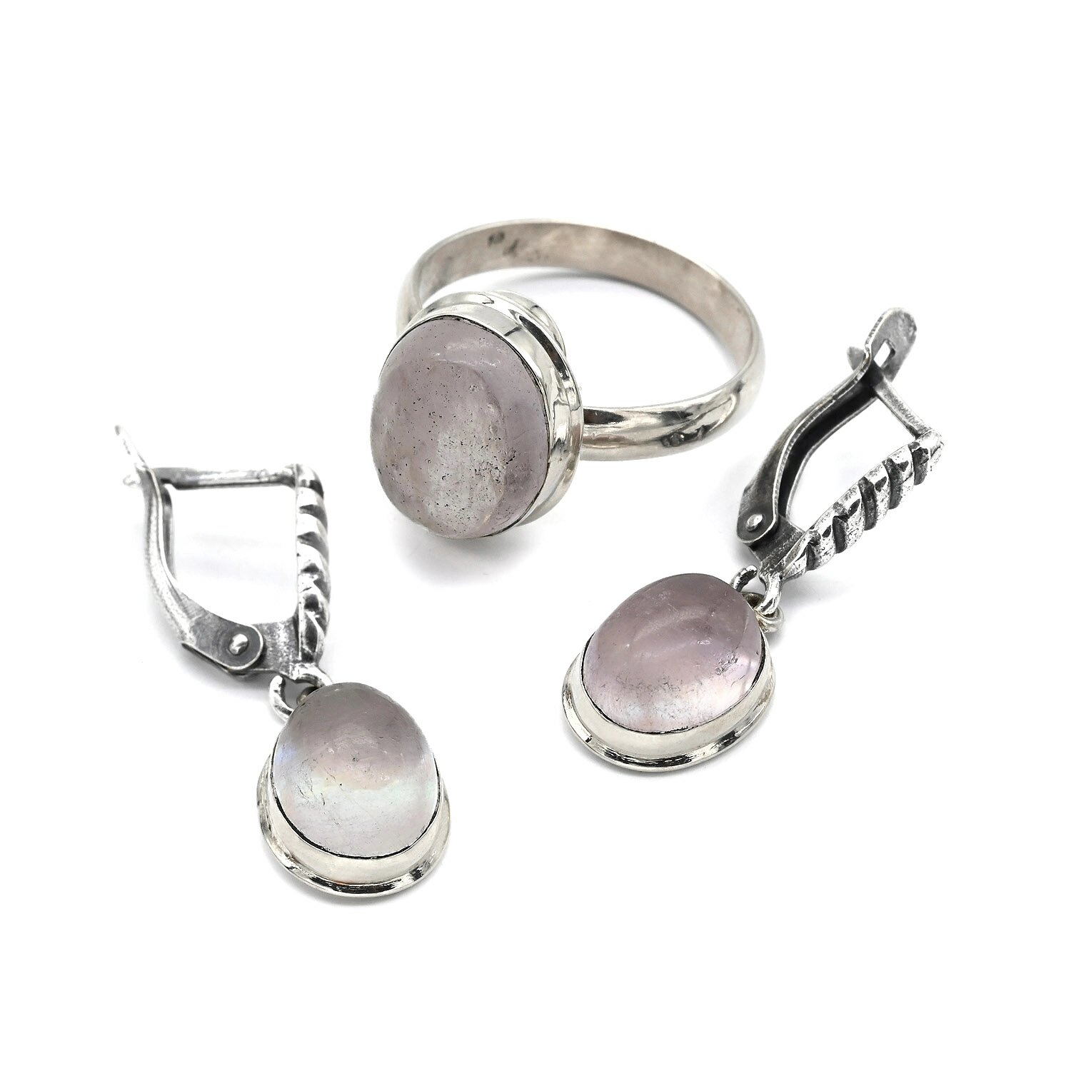 Комплект бижутерии, морганит