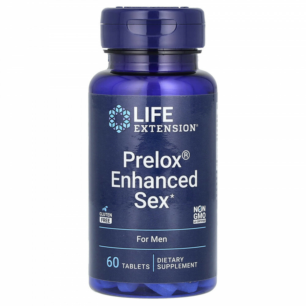 Life Extension, Prelox®, улучшенный секс для мужчин, 60 таблеток