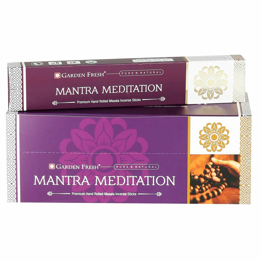 Аромапалочки Mантра Медитация (Mantra MeditationGardenia), Garden Fresh, 2 кор. по 15 шт.