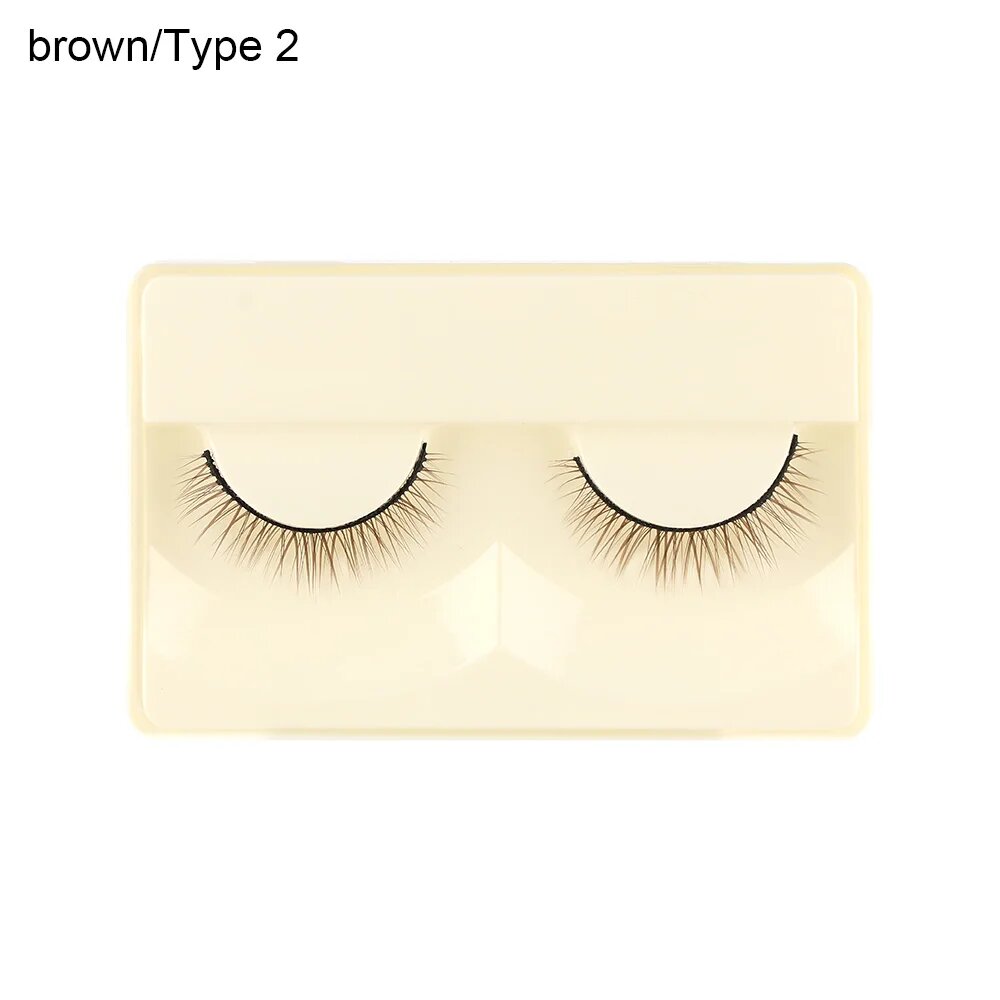 Кукольные ресницы пластик 0,8 см