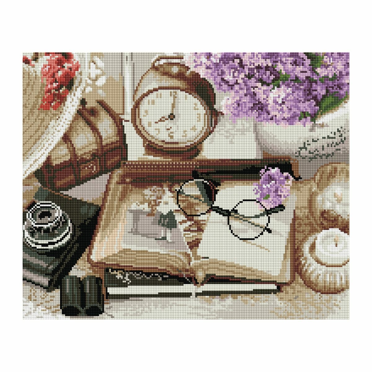 Алмазная мозаика Три Совы "Фотоальбом", 40x50см, холст, картонная коробка с ручкой (АМ4050_47572)