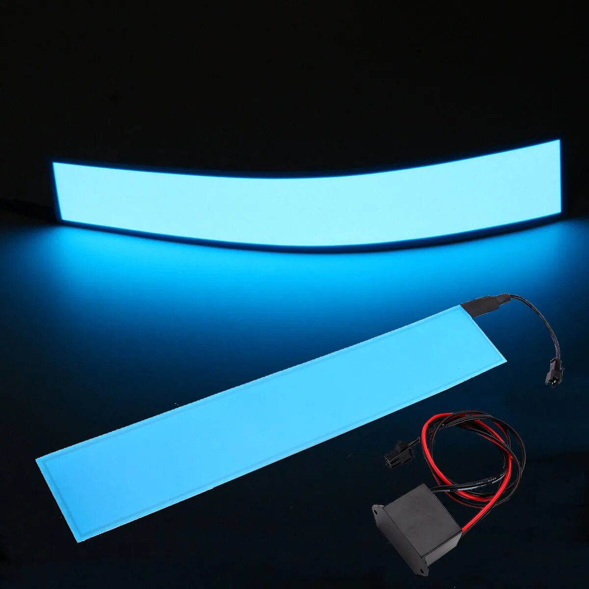 Гибкая светильник Люминесцентная подсветильник ка, 30x5 см, 12 В, с Blue Blue Light, 1pcs