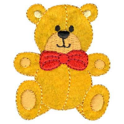 Gamma термоаппликация медвежонок 4.5×5 см, №06/5, 1634 для детской одежды