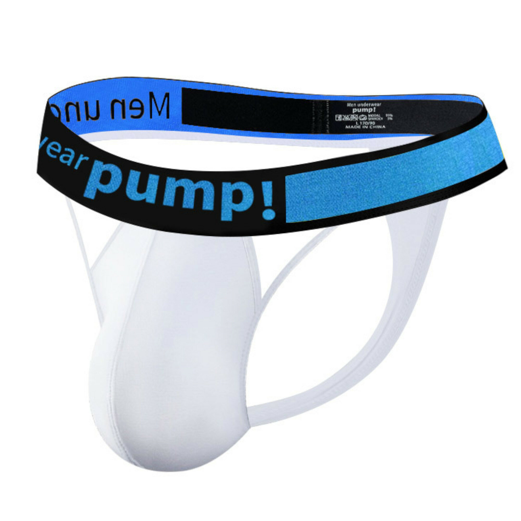 Мужские трусы стринги белые PUMP! MP259-1 M (46)