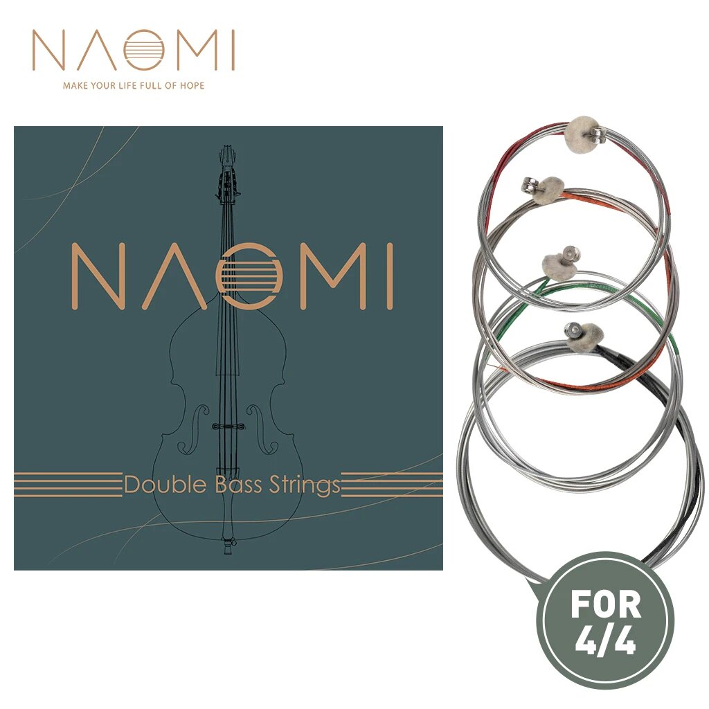 NAOMI Струны для контрабаса 4/4, Цвет: 4 4