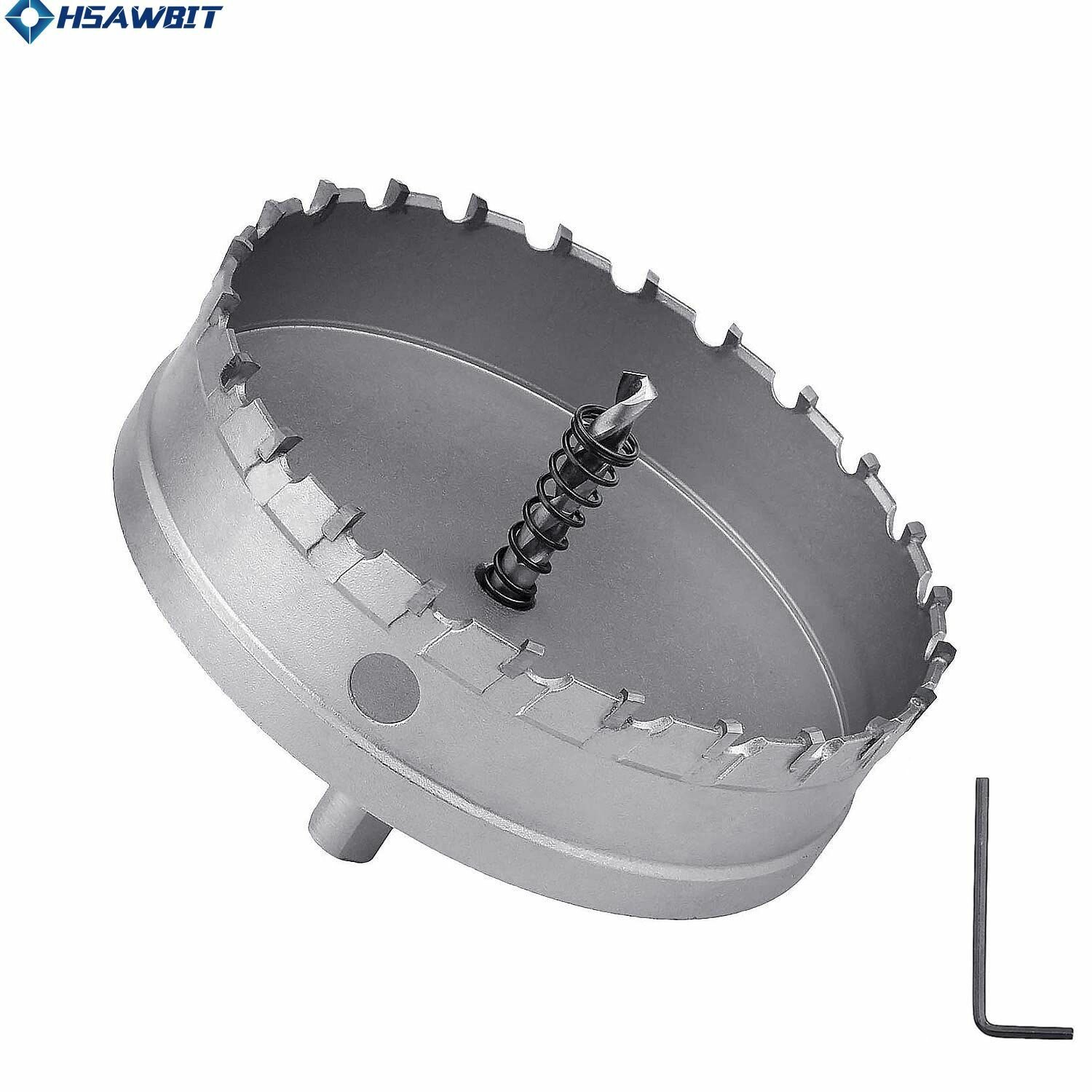 Коронка по металлу 160 мм, TCT твердосплавная с центрирующим сверлом