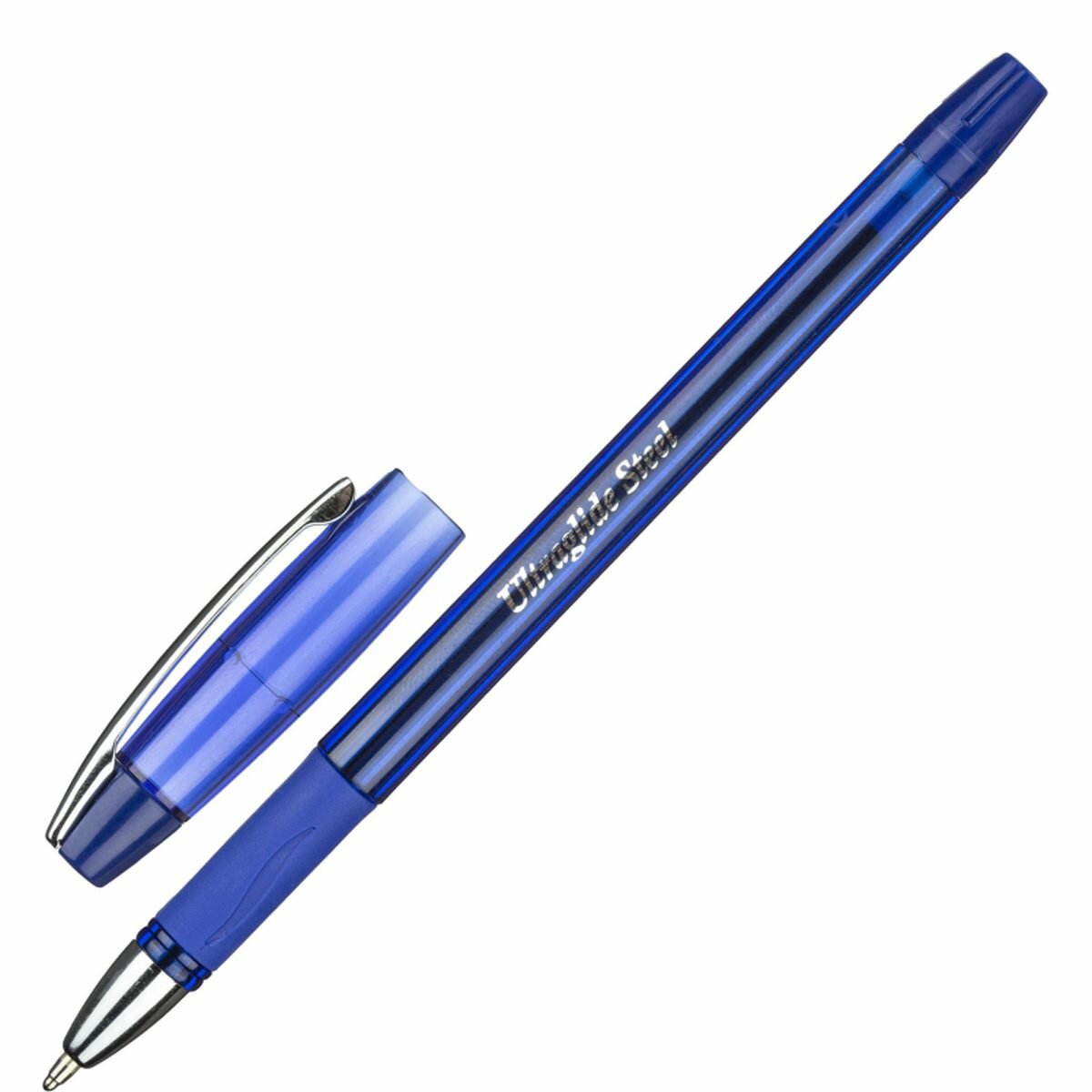 Ручка шариковая Unomax Ultra Glide Steel (0.8мм, синяя, масляная основа), 120шт.
