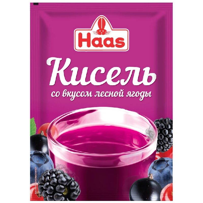 Кисель HAAS Лесная ягода 75г