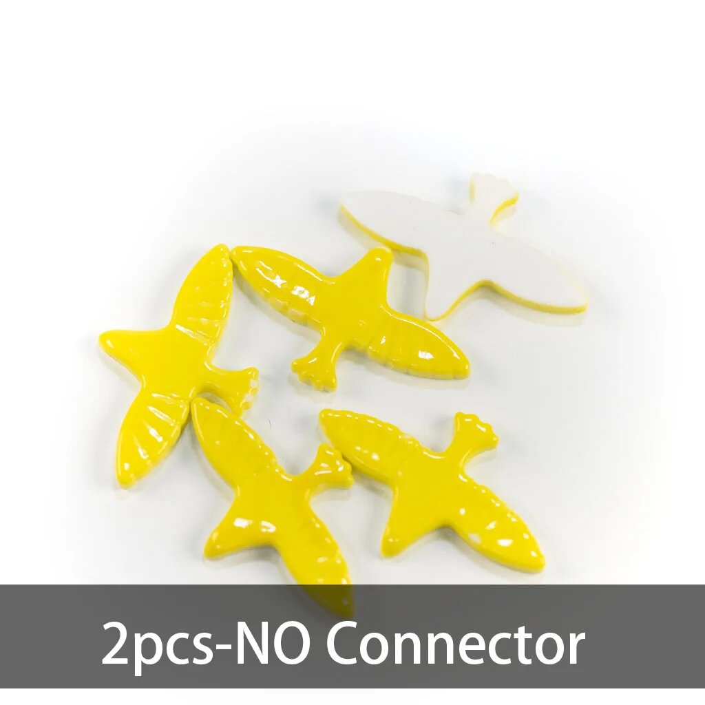 Керамический кулон белый голубь мира Midofare 2 шт. 2pcs-NO connector