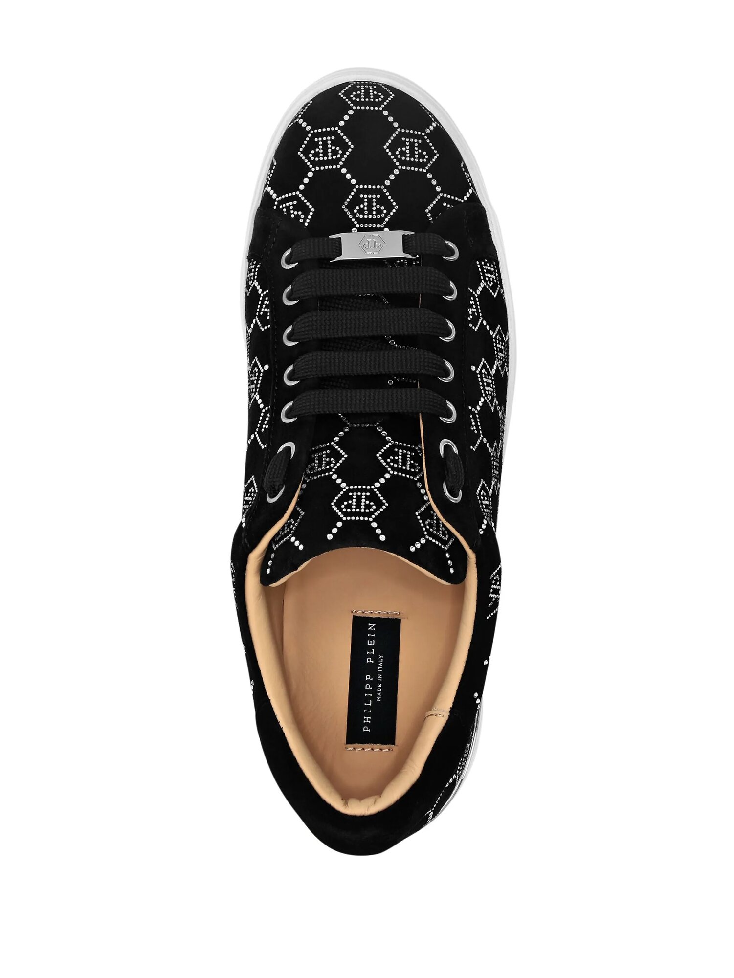Кроссовки PHILIPP PLEIN Кроссовки с монограммой, размер 45, black/black — фото 1