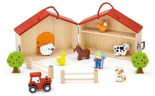 Игровой набор Viga Домик с фигурками животных 51618